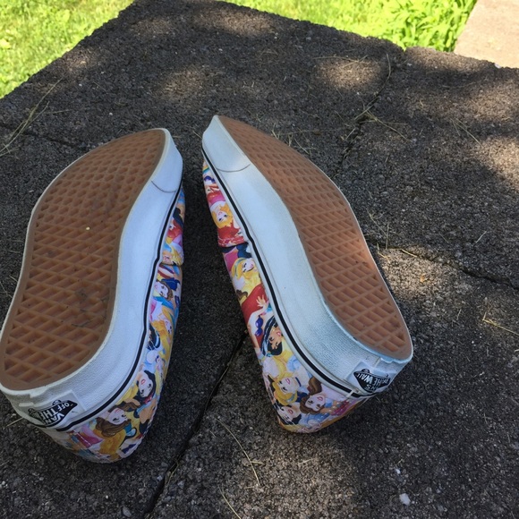 Vans | Shoes | Disney Princess Print Vans | Poshmark